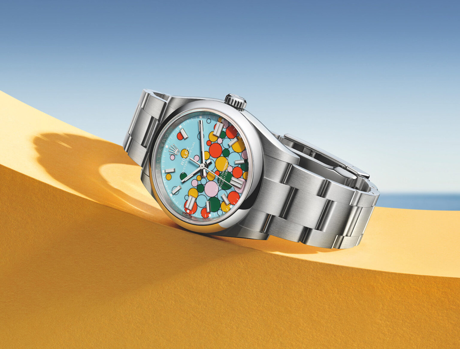 Colorful Rolex Oyster Perpetual Celebration