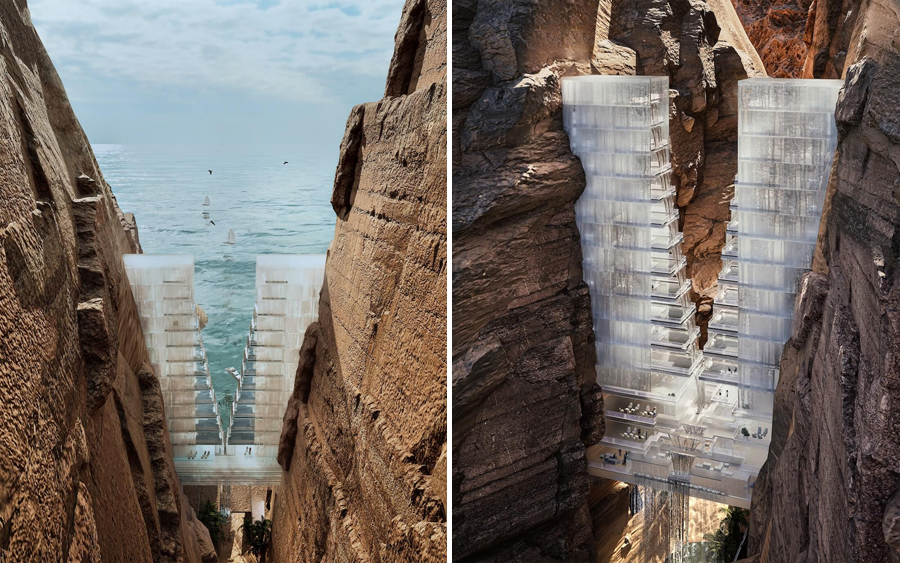 Neom's Ice Cube Hotel Envisioning New Horizons